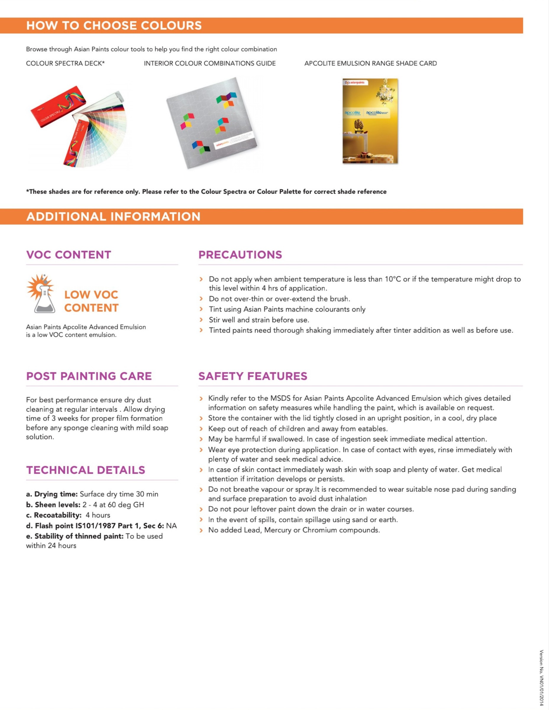 Apcolite advanced heavy duty-information
